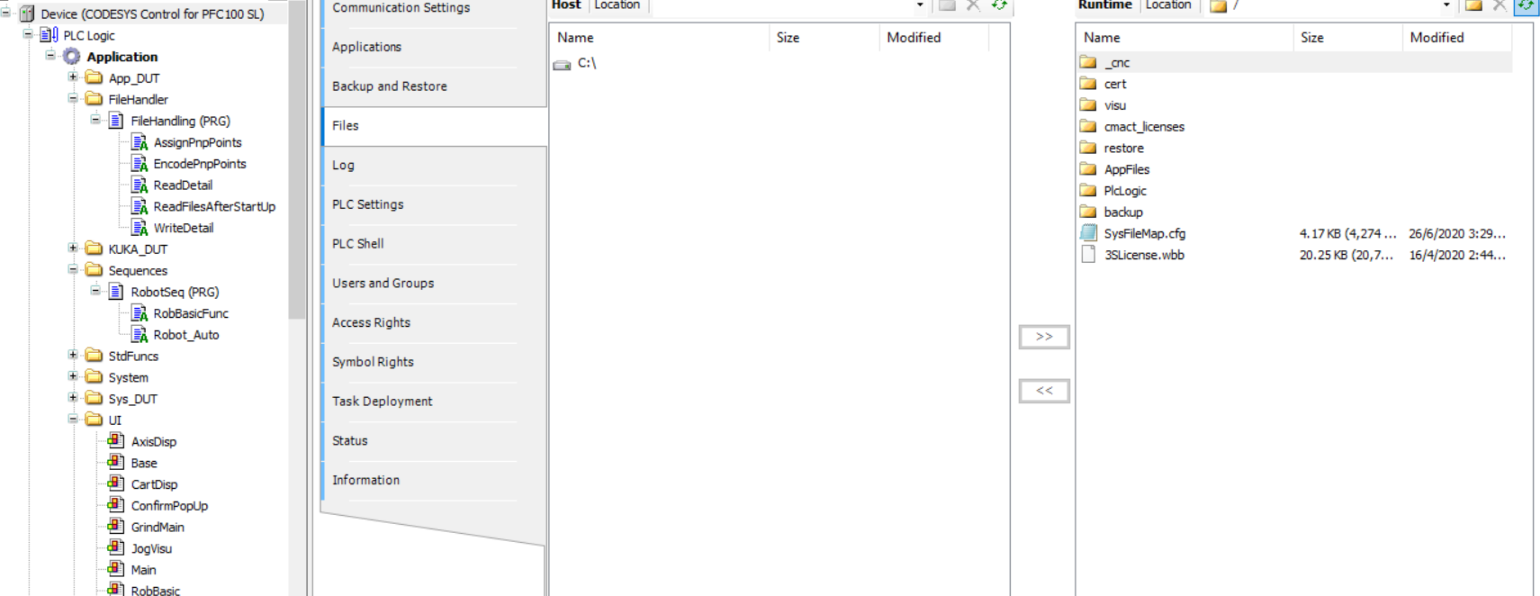 CODESYS Forge - CODESYS Forge / Talk / Engineering 🇬🇧: PFC100 File access